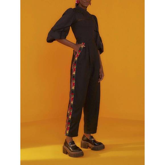 FARM Rio | Pants & Jumpsuits | New Farm Rio Carrot Beaded Fringe ...